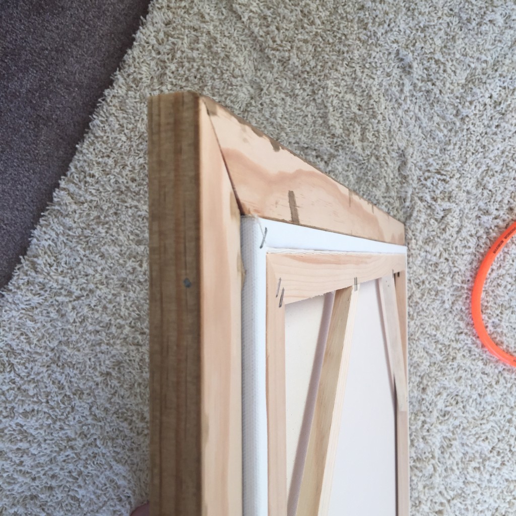 DIY Canvas Sign - Frills and Drills