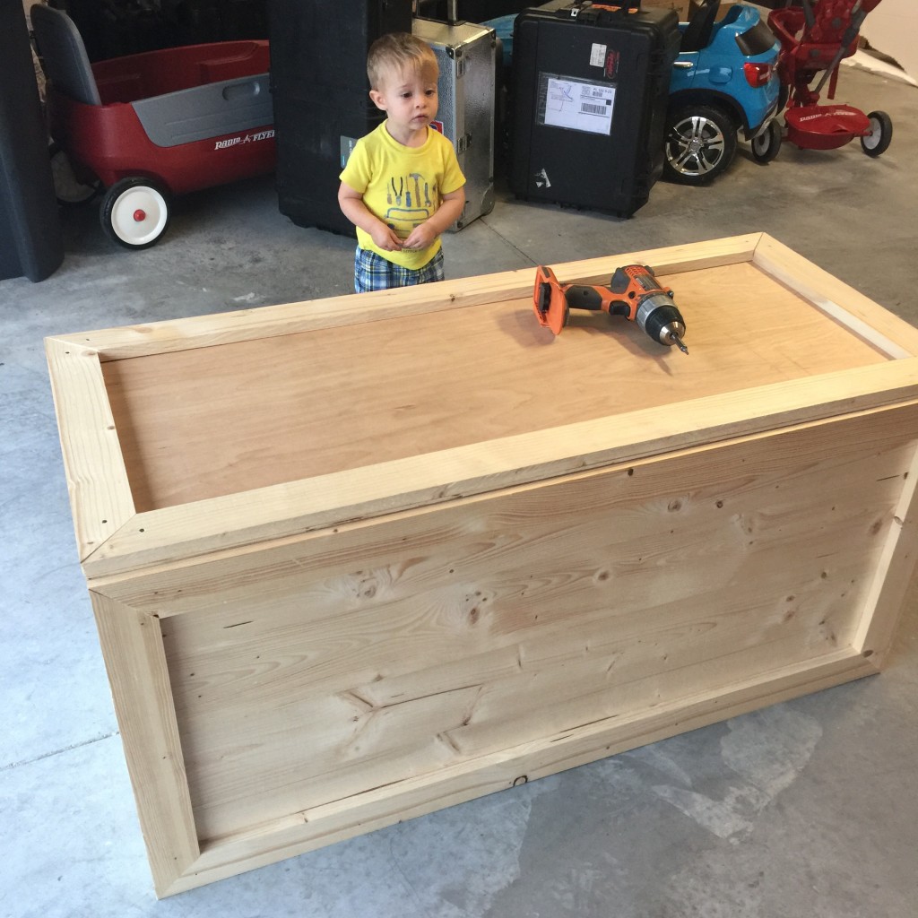 Easy DIY Toy Box - Frills and Drills