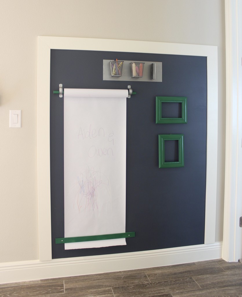 DIY Chalkboard Wall - Frills and Drills
