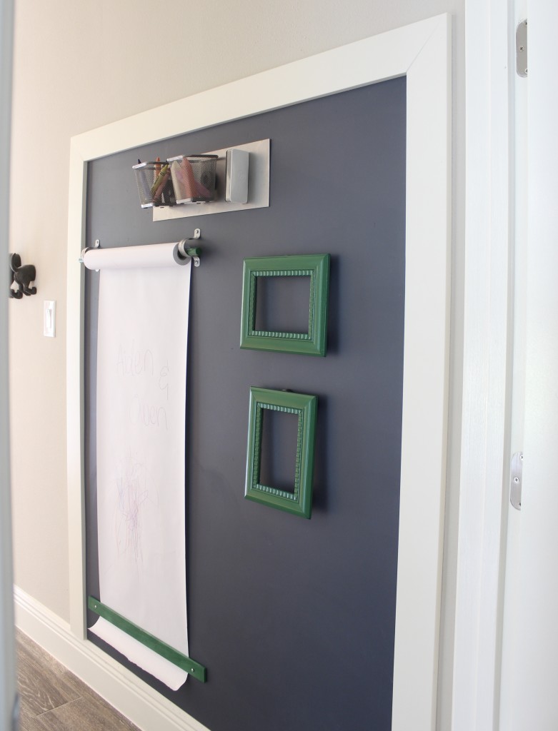 Diy Chalkboard Wall Frills And Drills