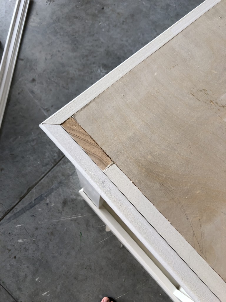 DIY Ballard Designs Inspired Media Stand - Frills and Drills